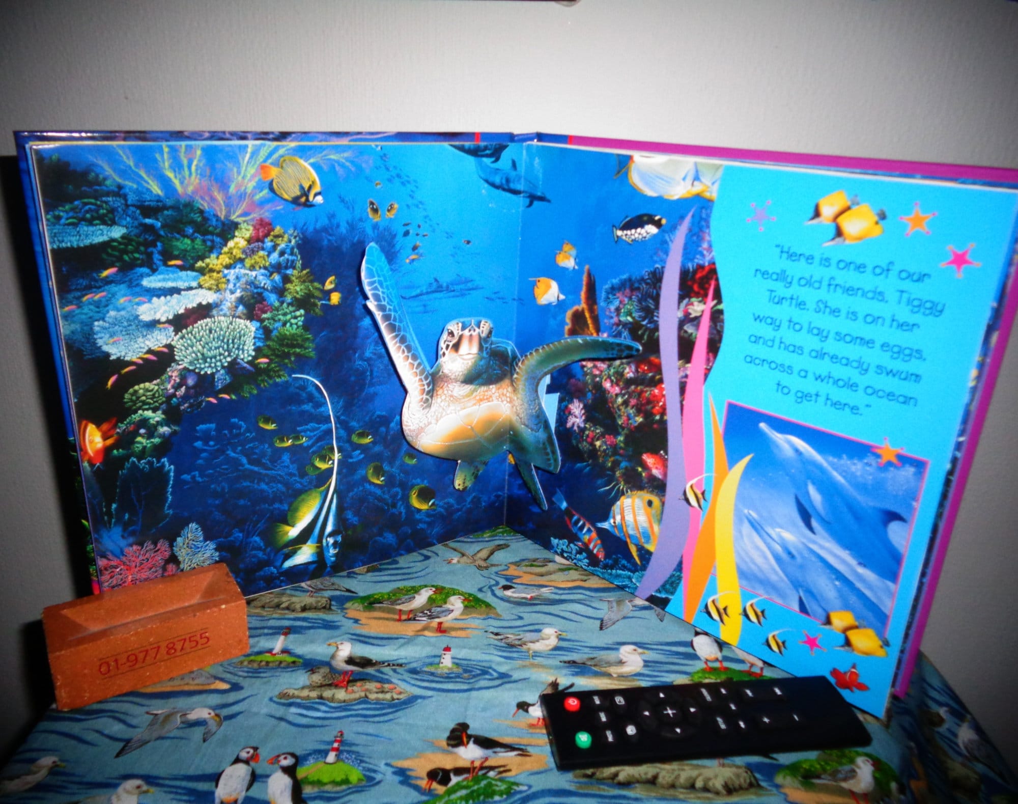 Christian Riese Lassen the Big Blue Sea Flap Pop-up Children's Book ...