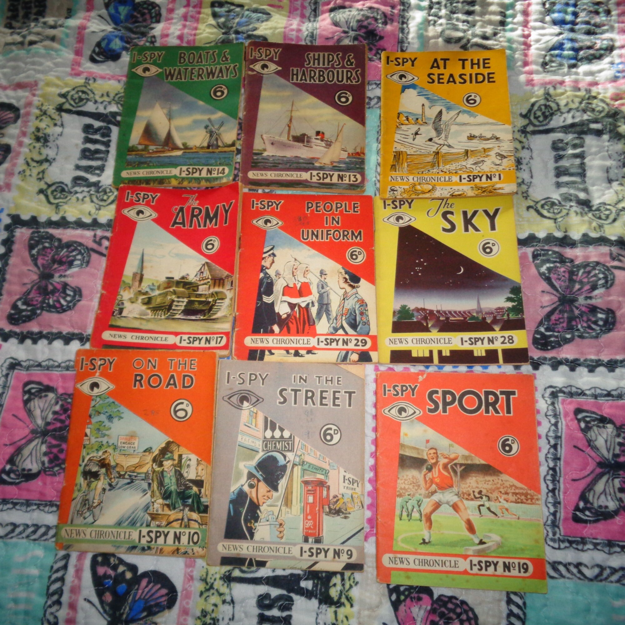 I-spy Books Childrens Educational Mini Book Series Collectable Vintage ...