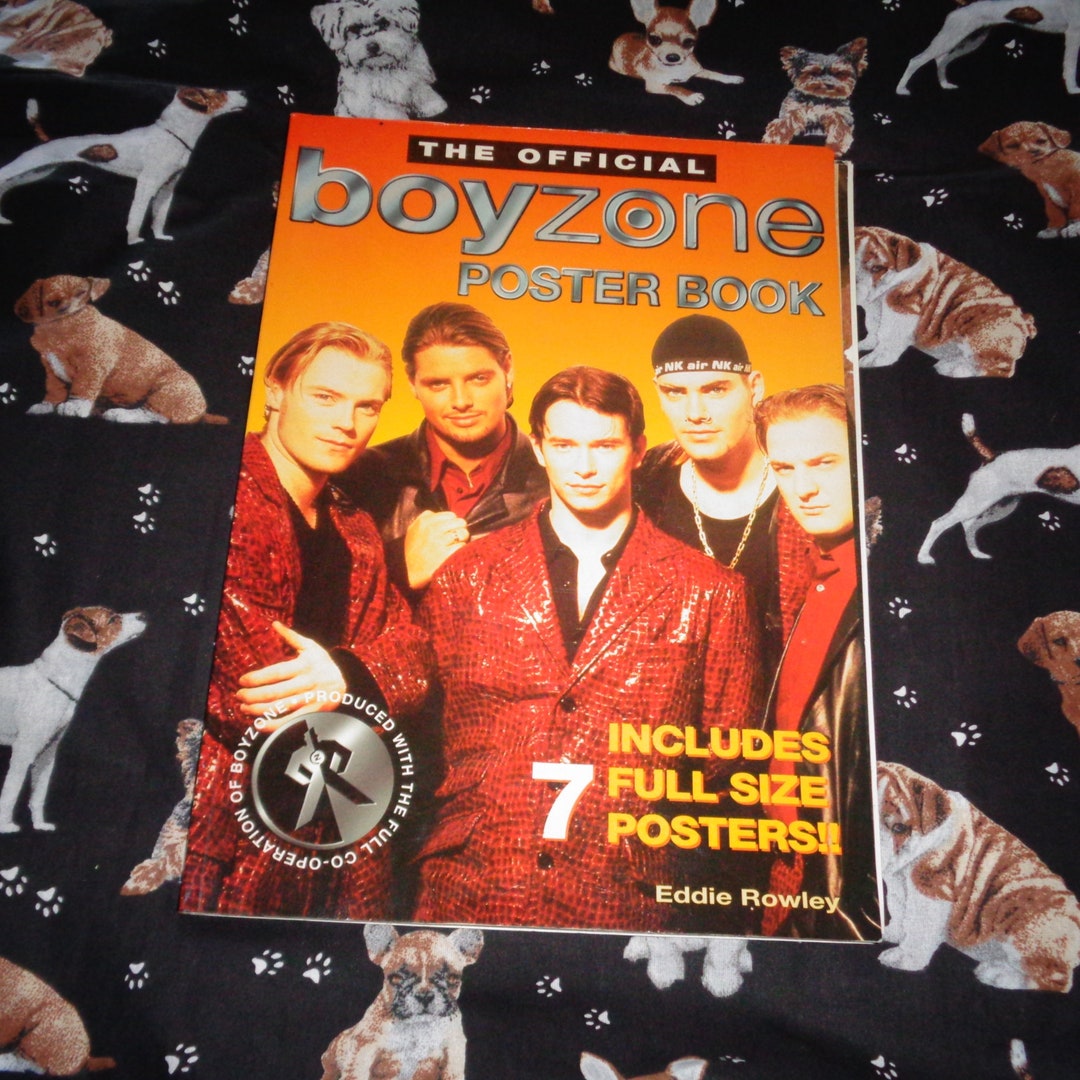 The Official Boyzone Poster Book Music Memorabilia Paperback Irish ...