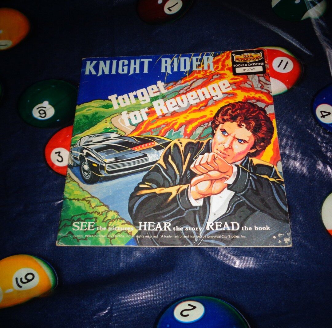 Rare Knight Rider Target for Revenge Book TV Memorabilia Illustrations ...