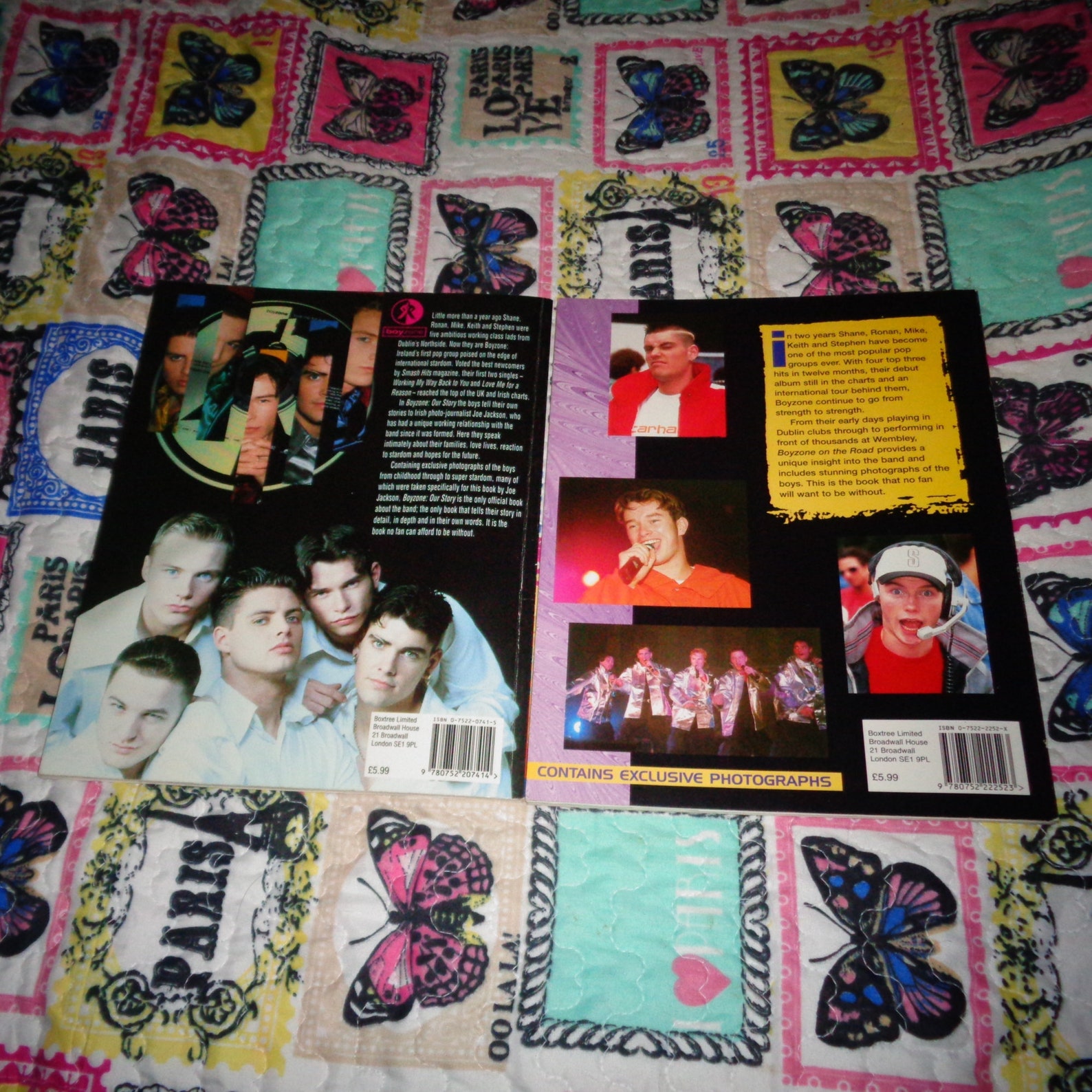 Boyzone Our Story and on the Road Paperback Book Music - Etsy