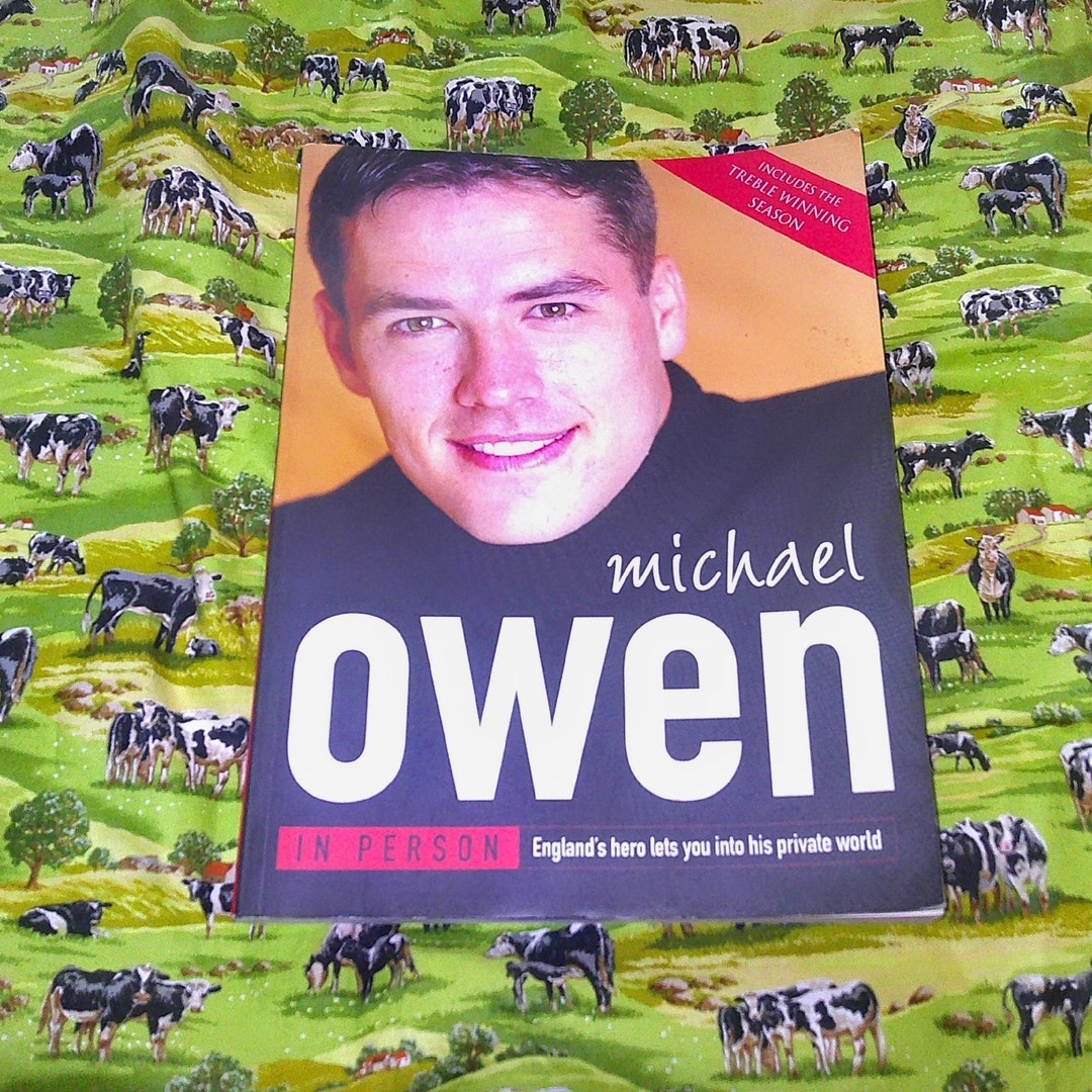 Michael Owen in Person Official Book Vintage Sport Memorabilia ...