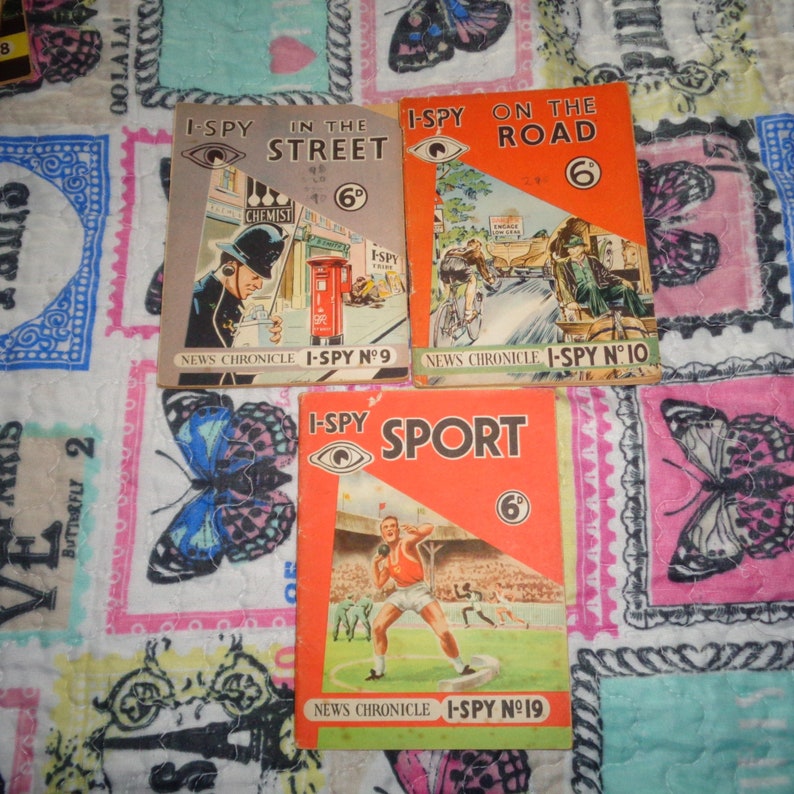 I-spy Books Childrens Educational Mini Book Series Collectable Vintage ...