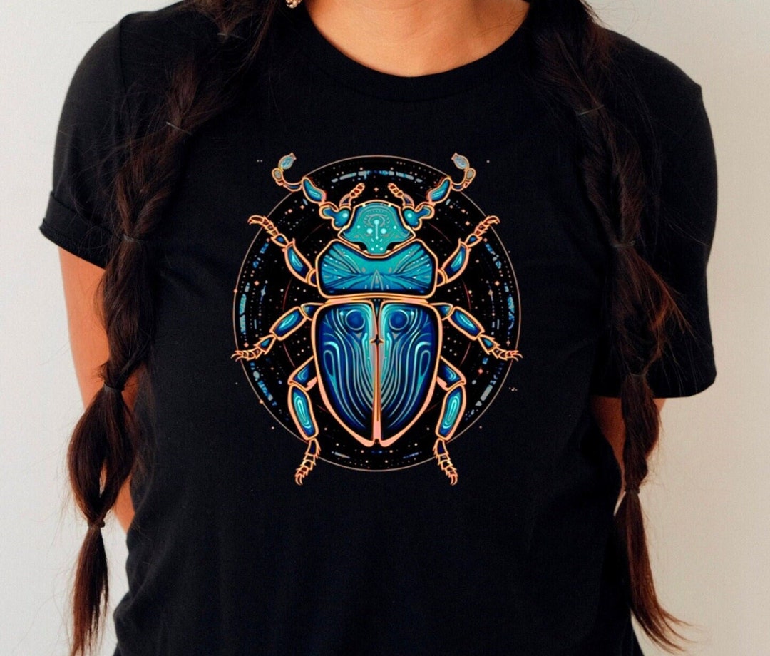 Mystical Beetle Shirt, Scarab Beetle Shirt, Celestial Beetle T-shirt ...
