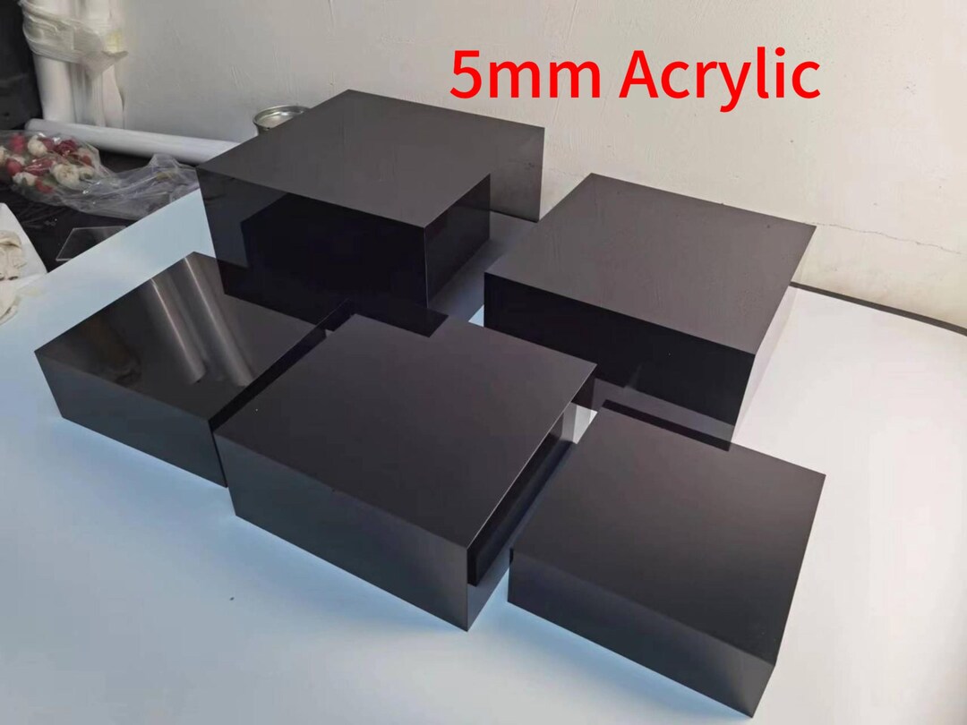 Set of 5 or 10 Food Display Stands, Acrylic Display Boxes, Acrylic ...