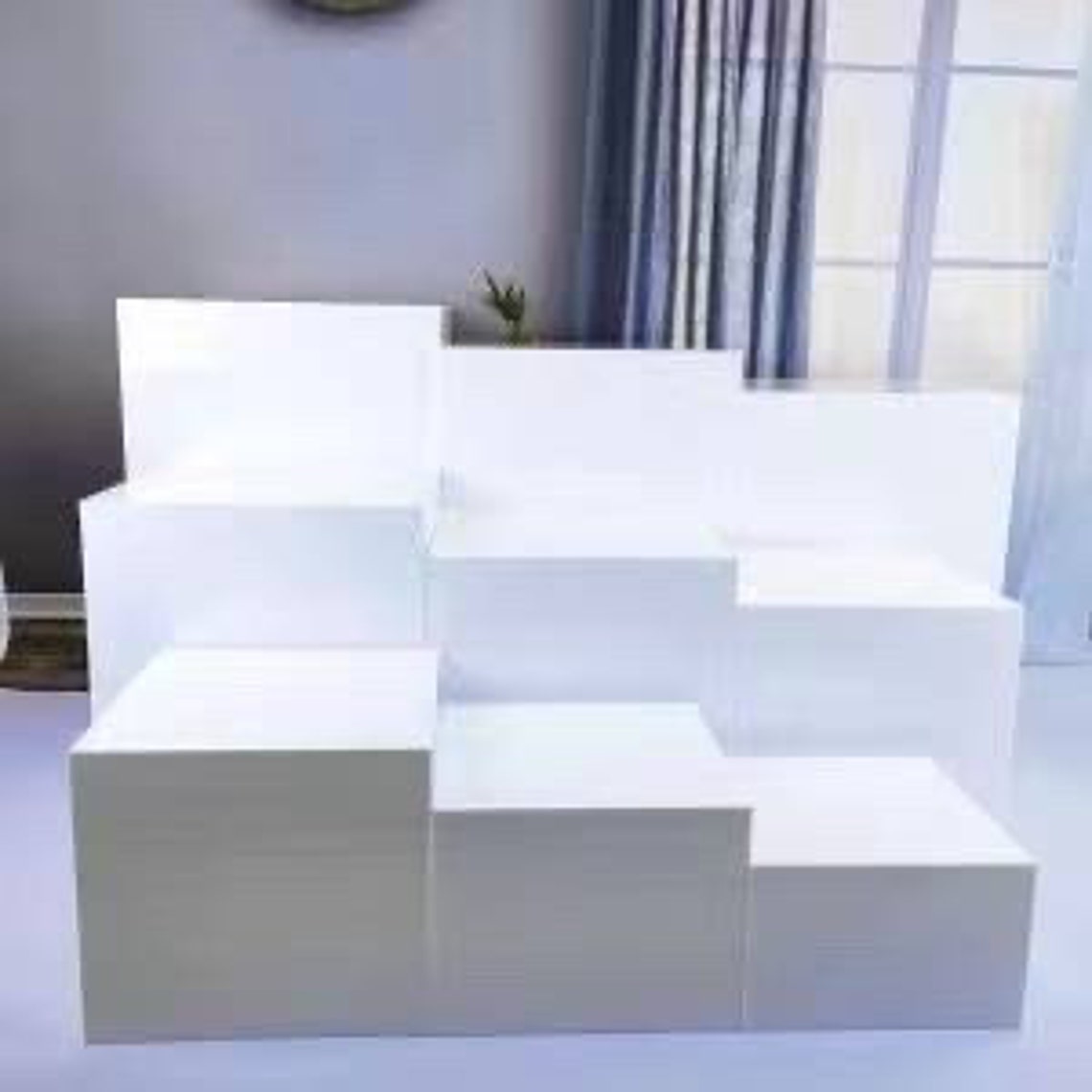 9 Pieces Acrylic Display Boxes, Acrylic Display Stands, Food Display ...