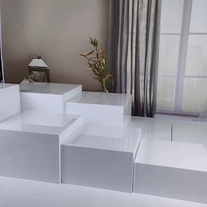 10 Pieces Acrylic Display Boxes, Acrylic Display Stands, Food Display ...