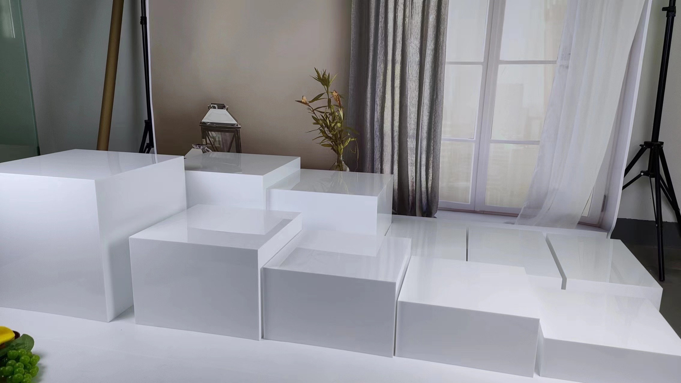 10 Pieces Acrylic Display Boxes, Acrylic Display Stands, Food Display ...