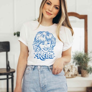 Reba Shirt SVG PNG EPS Dxf - Digital Illustration - Country Western ...