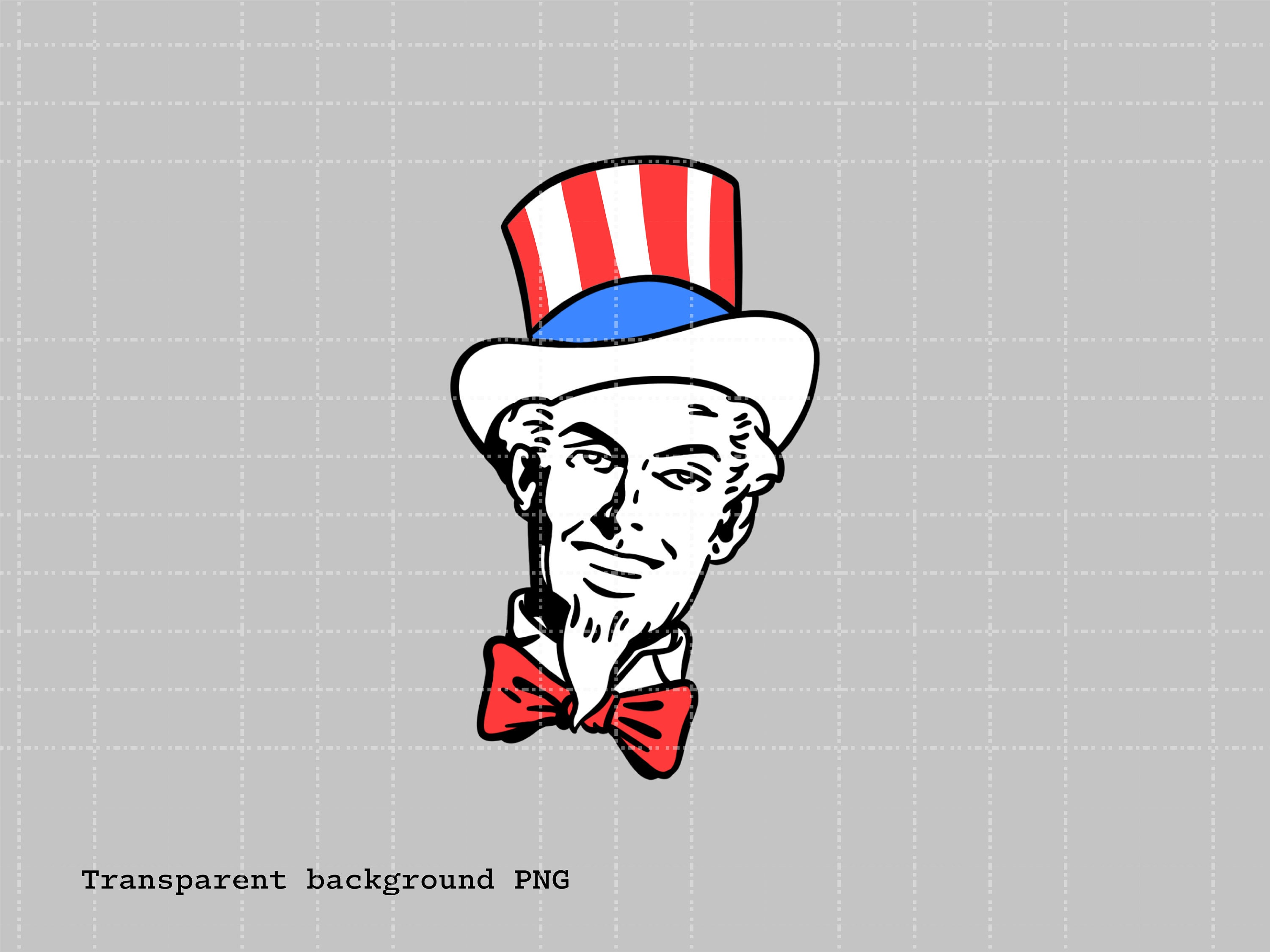 Uncle Sam SVG PNG Clipart Illustration T Shirt EPS File - Etsy