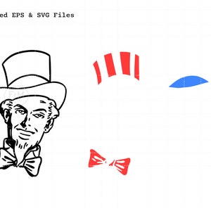 Uncle Sam SVG PNG Clipart Illustration T Shirt EPS File Digital ...