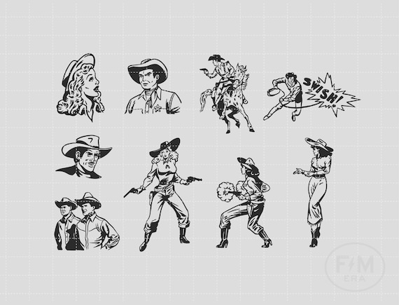 Vintage Western Illustration