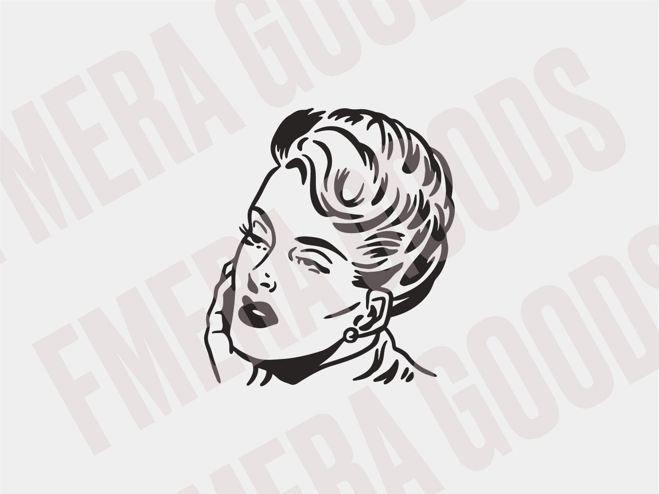 Woman Pop Art Illustrations Pulp Women Vintage Retro Comic SVG PNG EPS ...