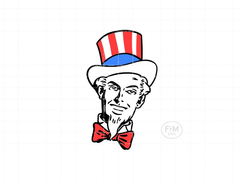 Uncle Sam SVG PNG Clipart Illustration T Shirt EPS File - Etsy