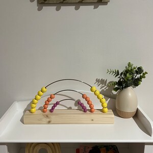 Rainbow Abacus With Custom Colors - Etsy