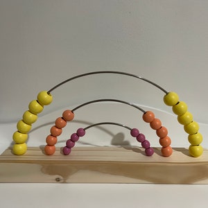 Rainbow Abacus With Custom Colors - Etsy