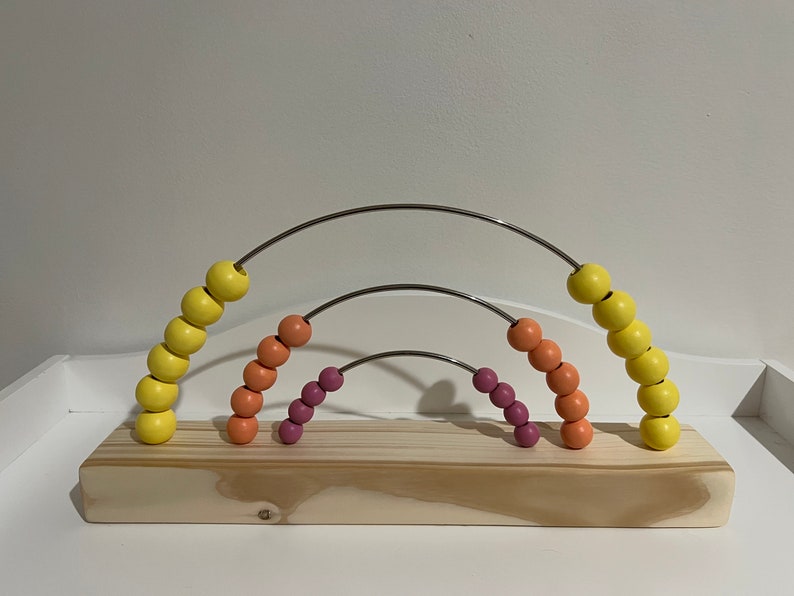 Rainbow Abacus With Custom Colors - Etsy