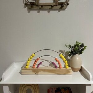 Rainbow Abacus With Custom Colors - Etsy