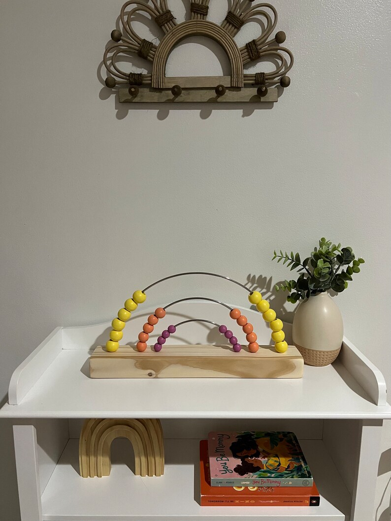 Rainbow Abacus With Custom Colors - Etsy