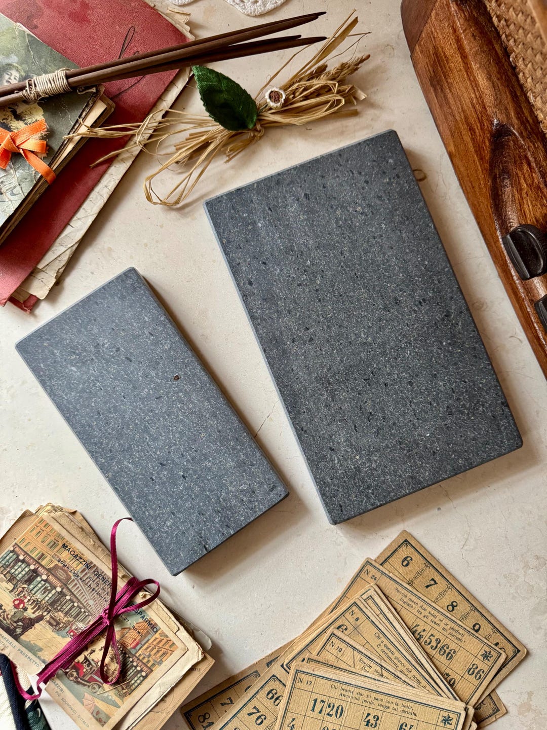 Lava Stone Marble Tray- Natural Stone Plate - Jewelry Tray - Candle ...