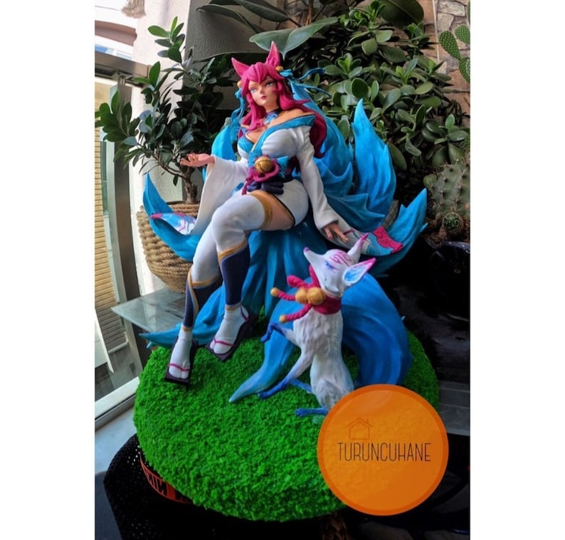 Ahri League of Legends Figure 20 Cm - Etsy