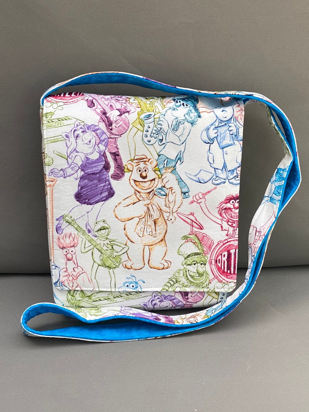 The Muppets on White Mini Flap Bag - Etsy