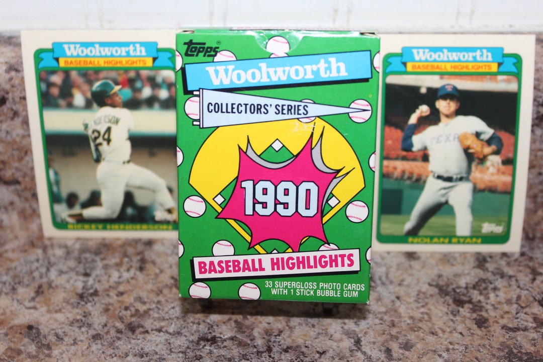 1990 Topps Woolworth Collectors' Series 33 Cards Set - Etsy