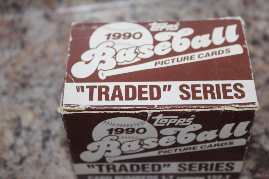 1990 Topps Baseball '' Traded'' Series Card Numbers 1-t Through 132 - Etsy