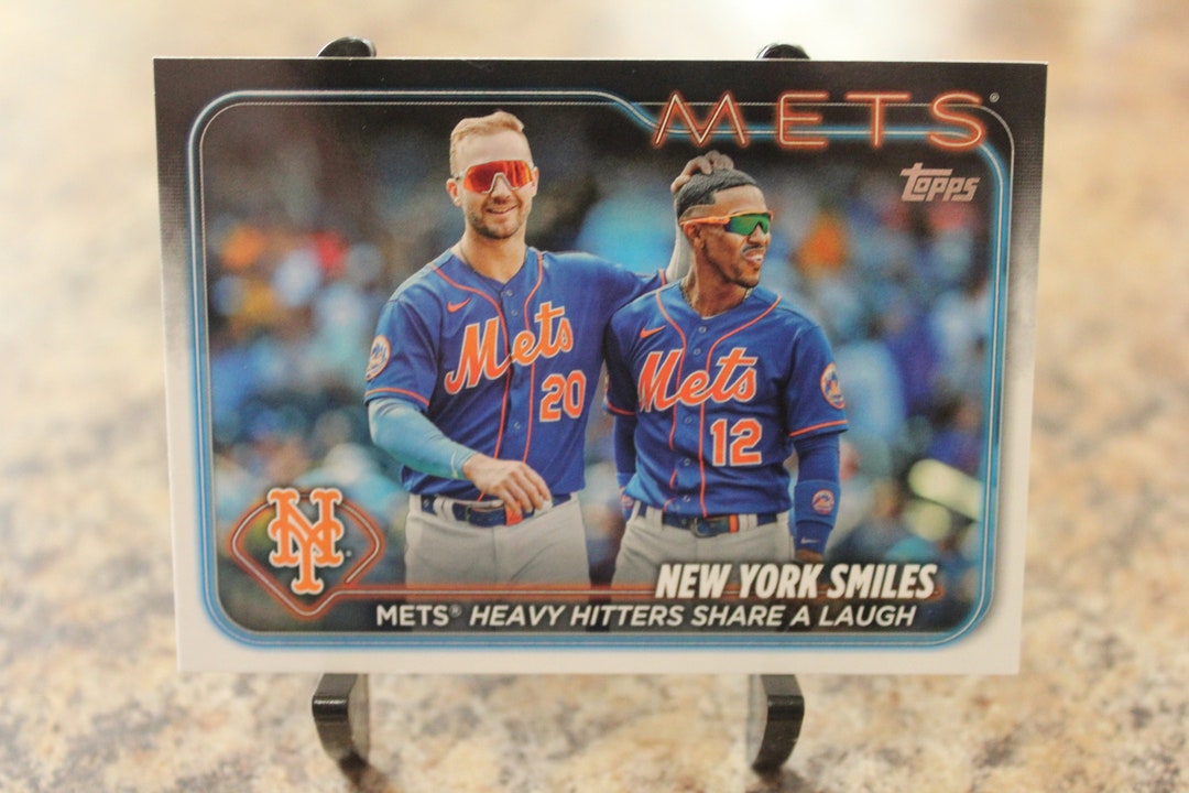 2024 Topps New York Mets Smiles Heavy Hitters Share a Laugh Card38 - Etsy