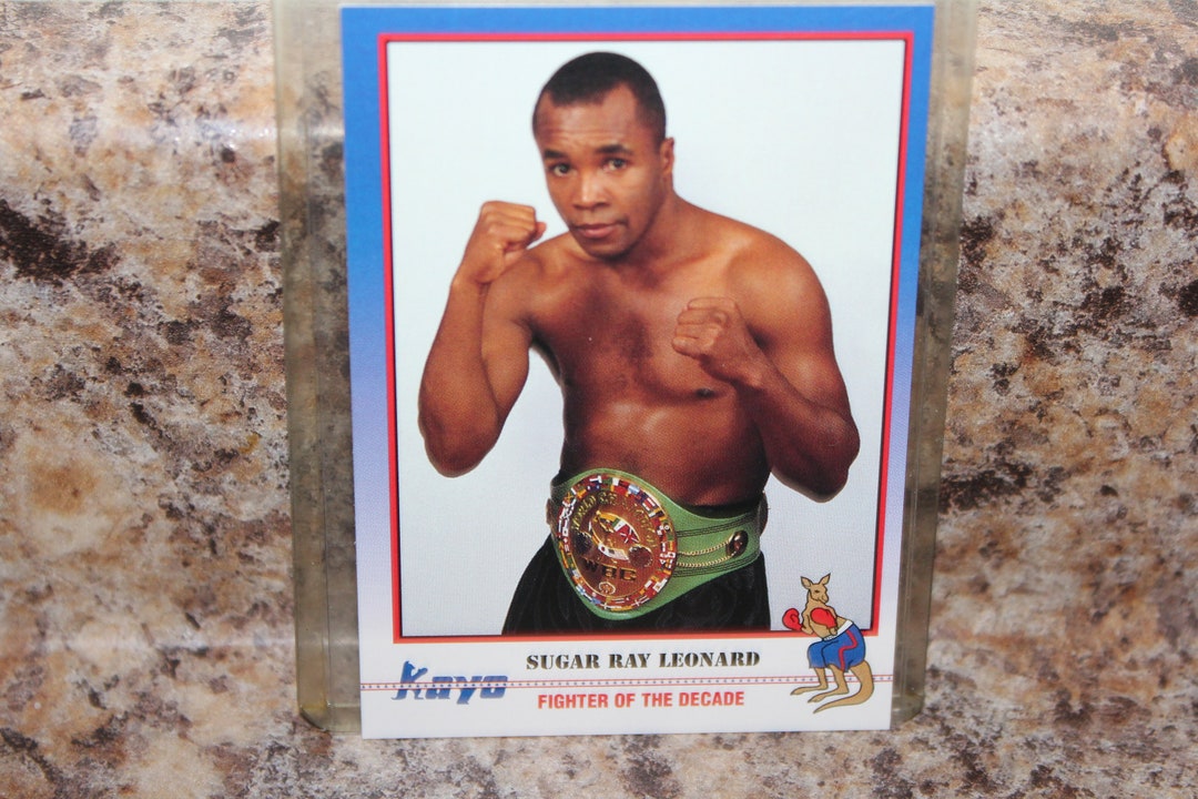 1991 Kayo Boxing Fighter of the Decade Sugar Ray Leonard Hof Card156 - Etsy