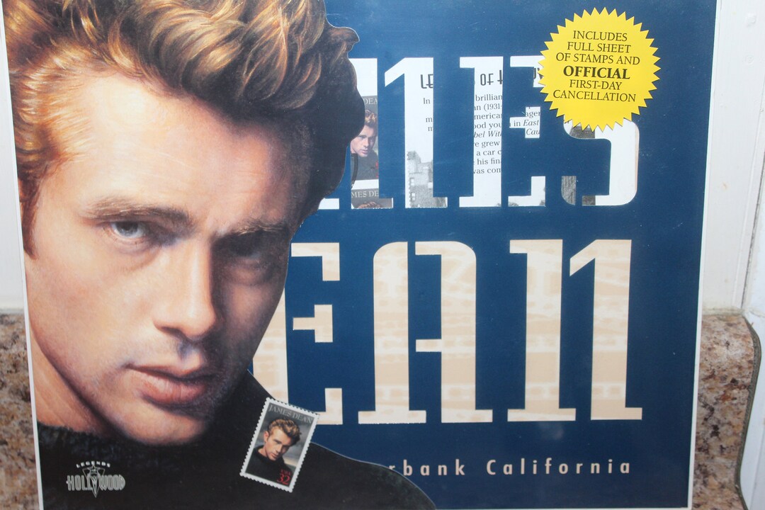 1996 James Dean First Day Sou Enir Usps Stamps Set - Etsy