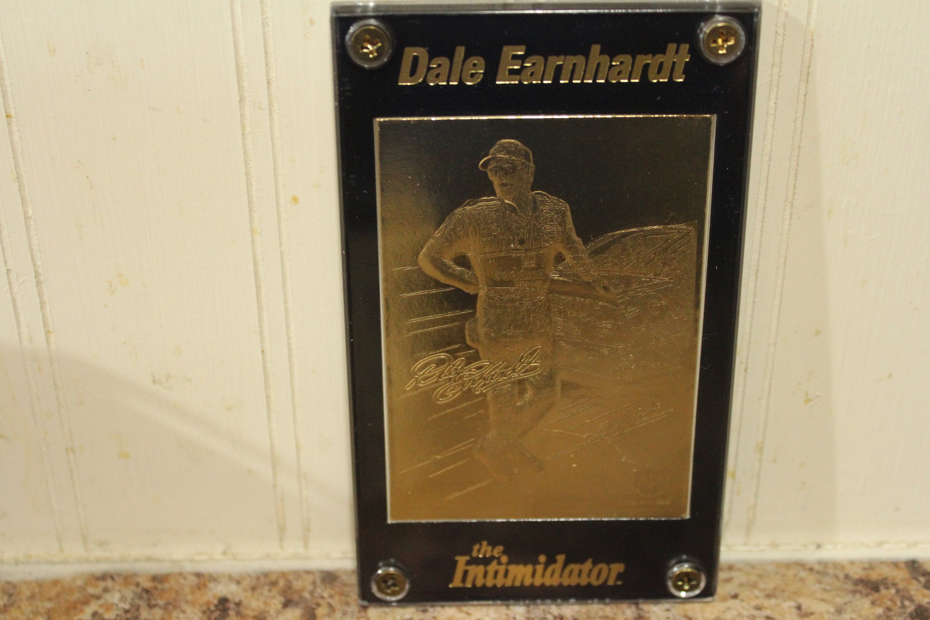 Dale Earnhardt 3 the Intimidator NASCAR 22kt Gold Card 019034 - Etsy