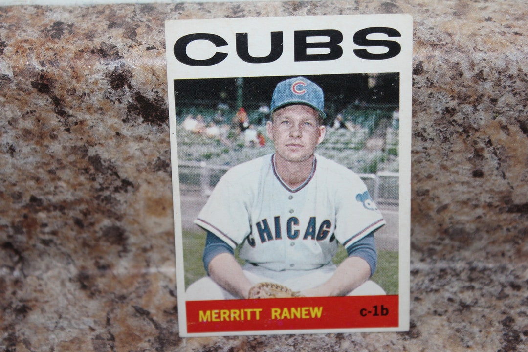 1964 Topps Baseball Cubs Merritt Ranew Card78 - Etsy