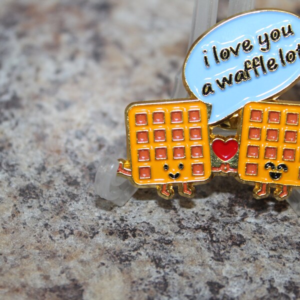 Waffle Pin - Etsy