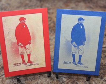 Babe Ruth Reprint Card - Etsy
