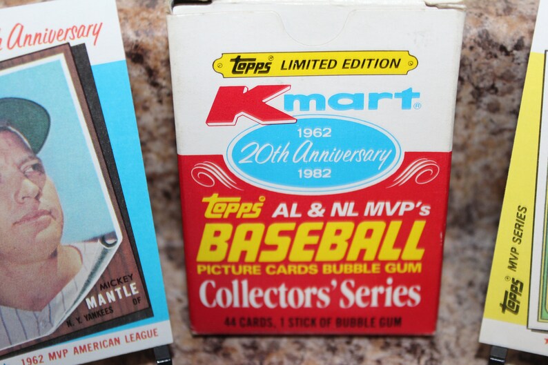 Topps Kmart 1962 20th Anniversary 1982 Baseball 44 Cards - Etsy