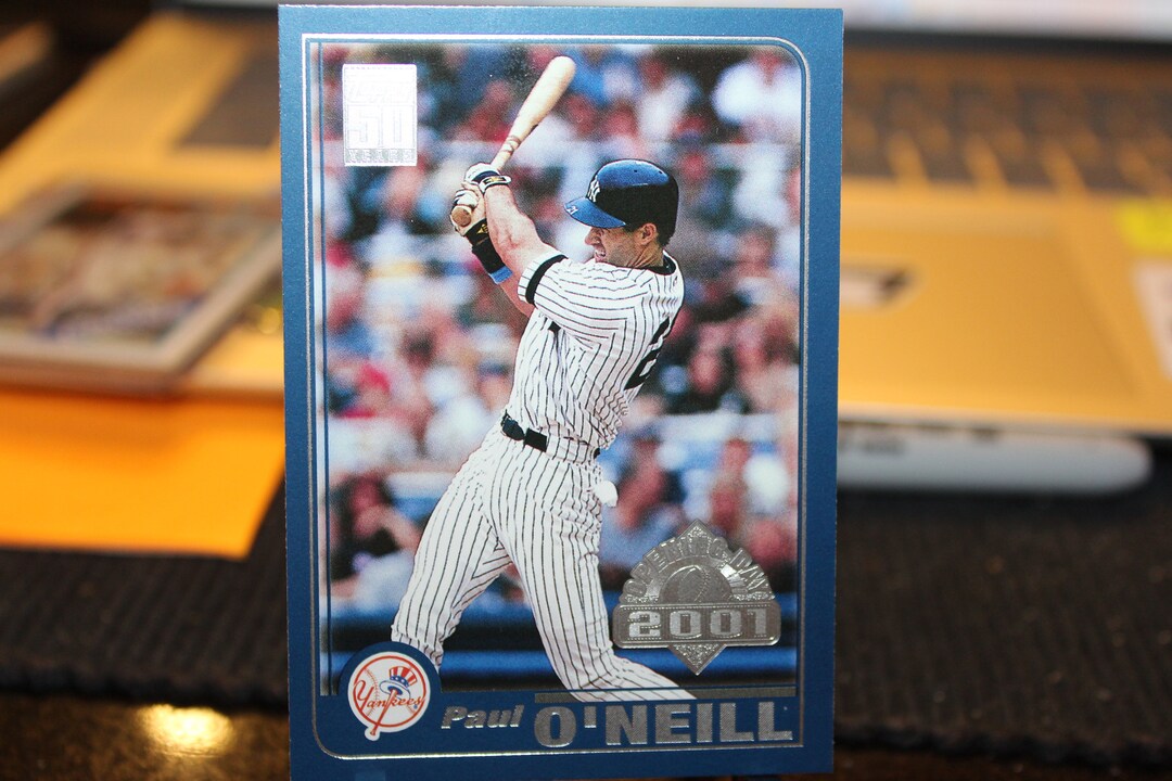2001 Topps 50 Years Baseball Opening Day New York Yankees Paul O' Neill ...