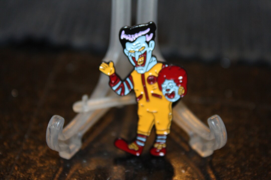 The Dark Knight Pins Mc Donalds Joker Pin - Etsy