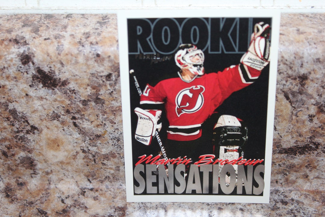 1994 Topps Premiker Sensations Hockey Rookie Martin Brodeur - Etsy