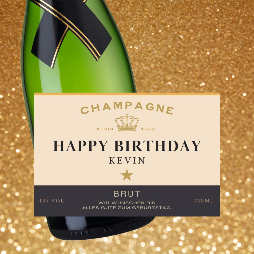Personalized Moët & Chandon Bottle Labels 1 Piece Custom - Etsy