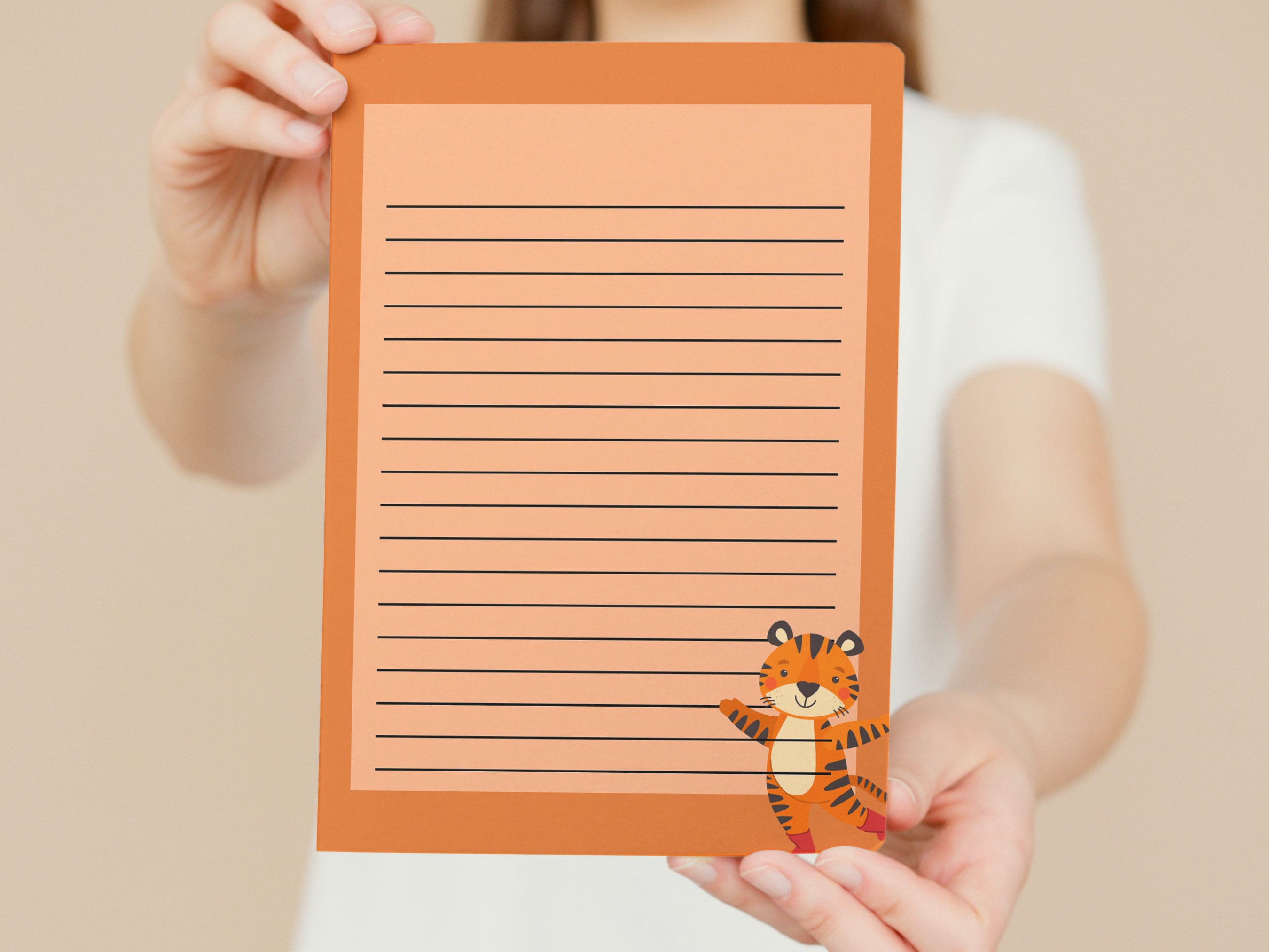 Tiger Stationary Paper 8.5x11 - Etsy