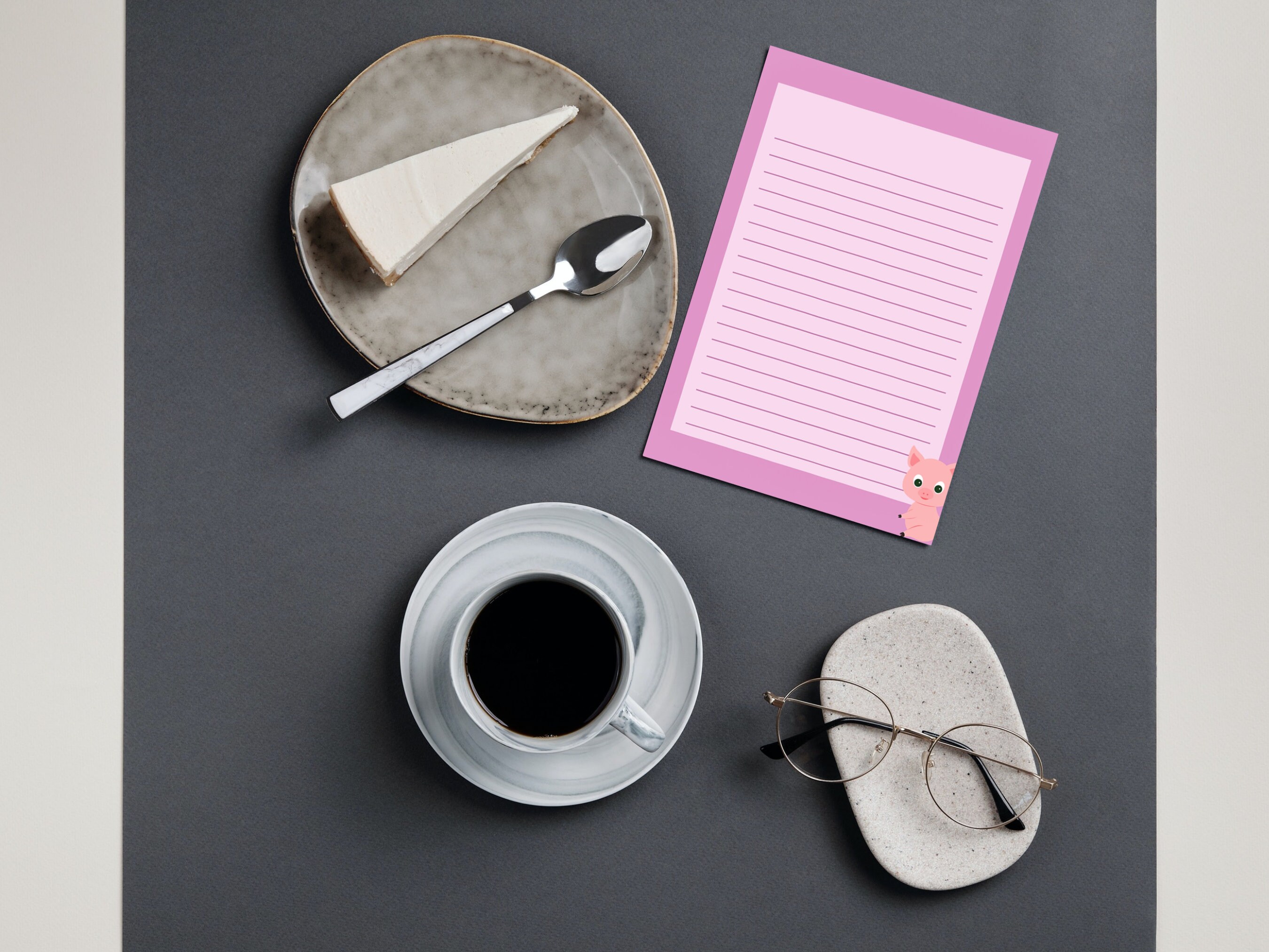 Pig Themed Stationary Paper 8.5x11 - Etsy