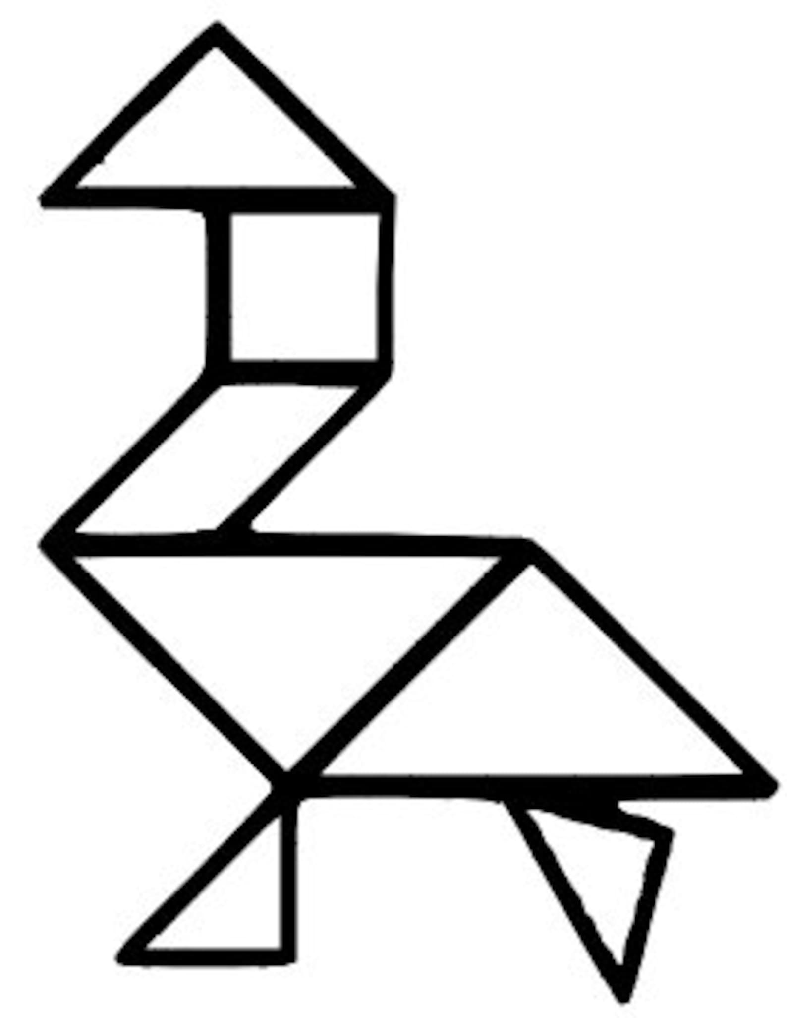 49 Animal Tangrams and Additional 19 Animal Tangram Puzzles Printed ...