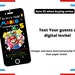 Super Mario Birthday Digital Invite, Printable, Instant Download ...