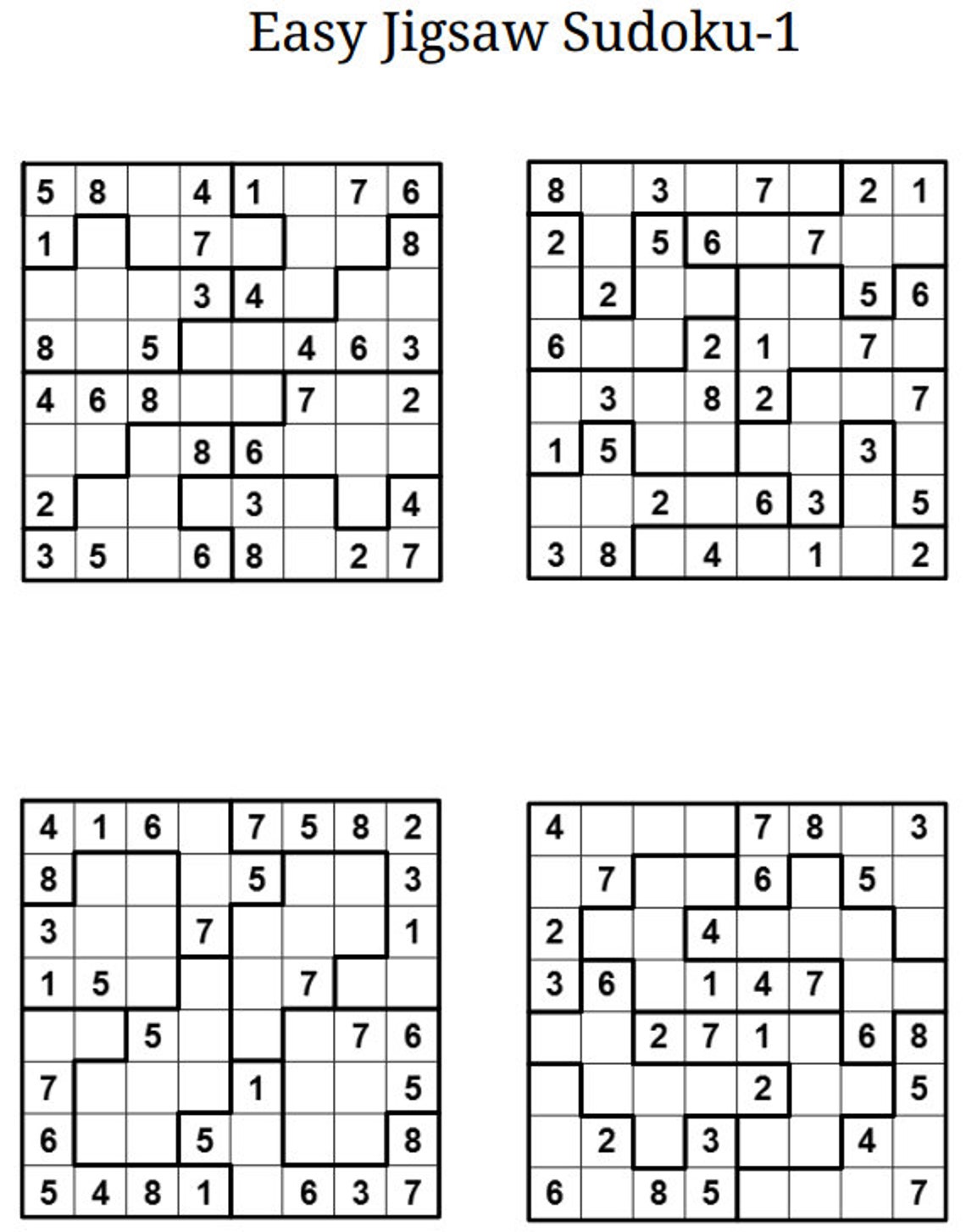 76 Ultimate Sudoku Puzzles Includes New Versions Like Jigsaw, Letter ...