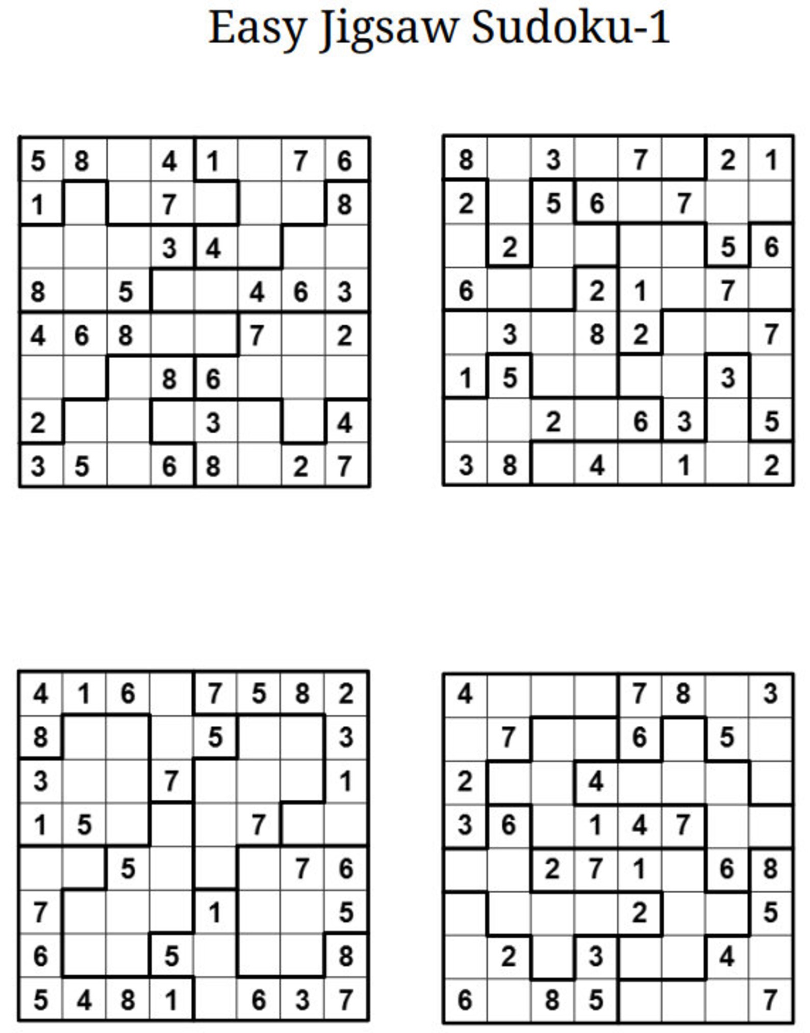 76 Ultimate Sudoku Puzzles Includes New Versions Like Jigsaw, Letter ...