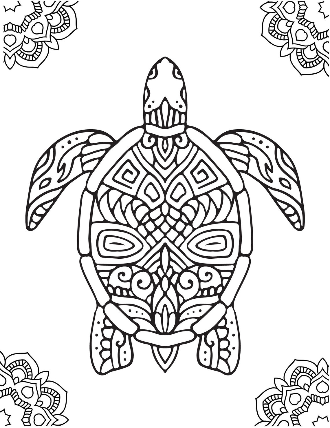 Mandala Animal Patterns Coloring Books Instant Download - Etsy