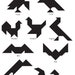 49 Animal Tangrams and Additional 19 Animal Tangram Puzzles Printed ...