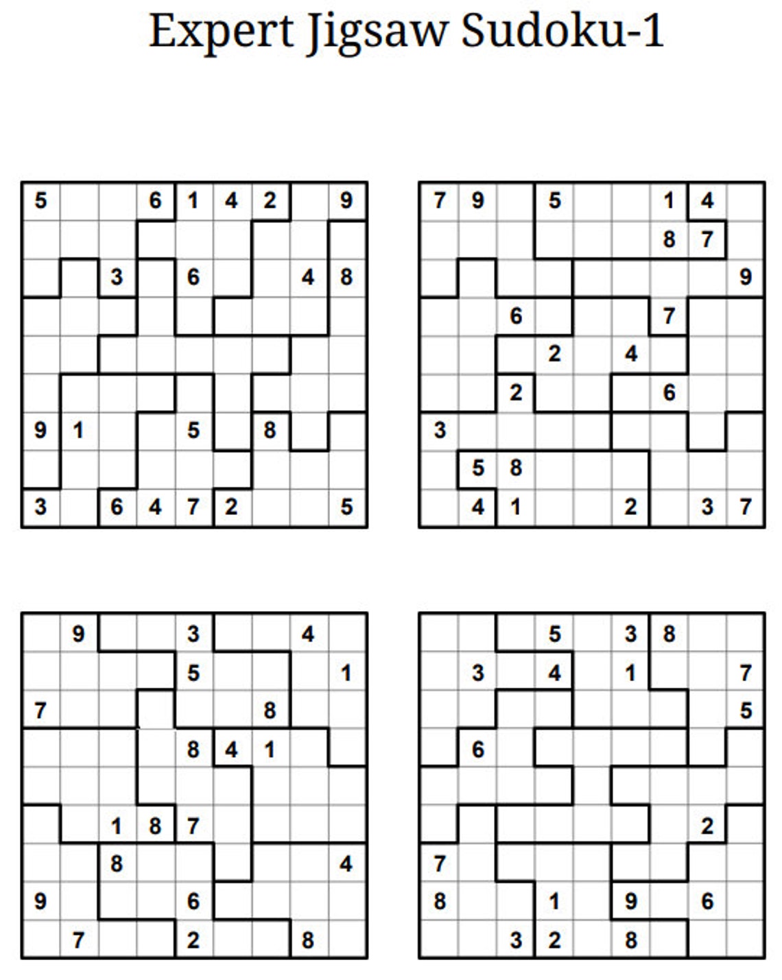 76 Ultimate Sudoku Puzzles Includes New Versions Like Jigsaw, Letter ...