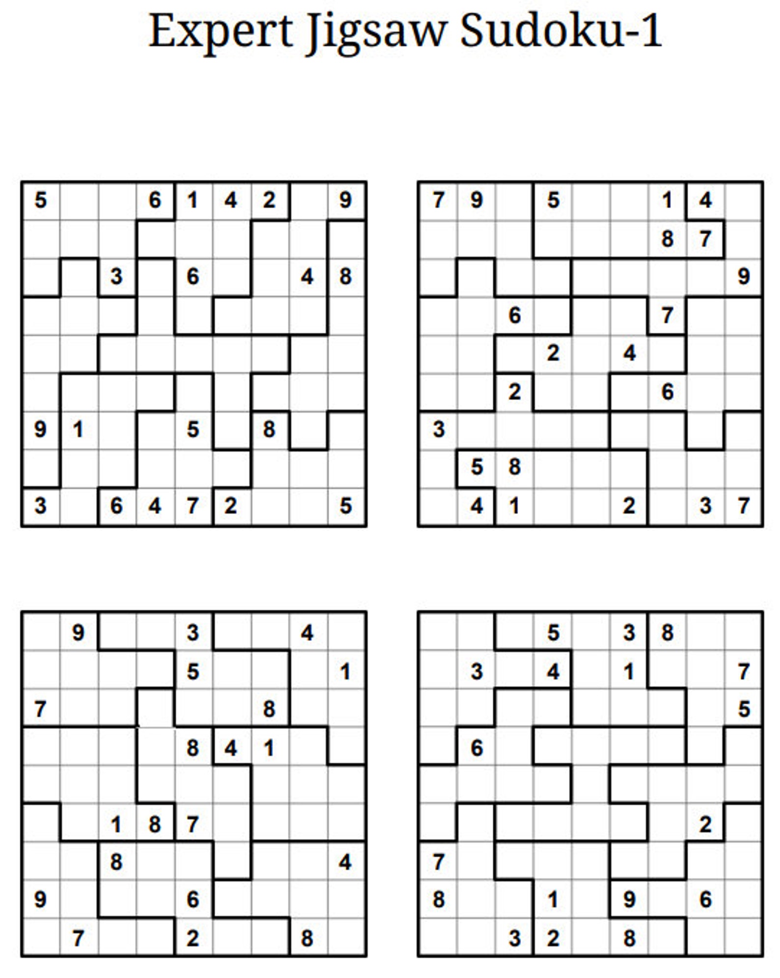 76 Ultimate Sudoku Puzzles Includes New Versions Like Jigsaw, Letter ...